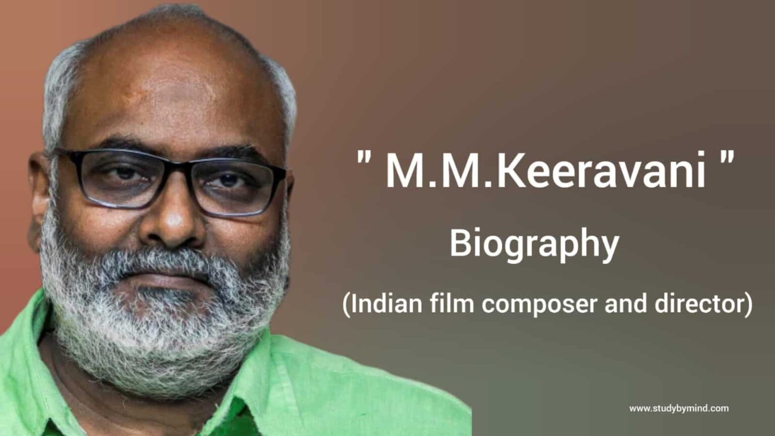 M.M Keeravani biography in english (Indian Film Composer and Director ...