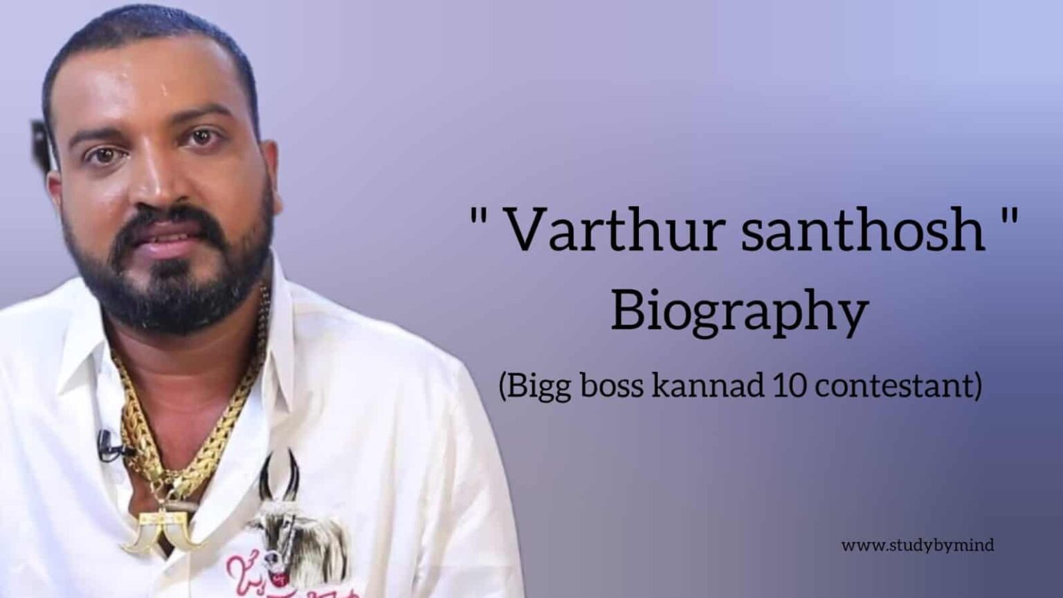 Varthur santosh biography in english (Bigg Boss Kannada 10 Contestant ...