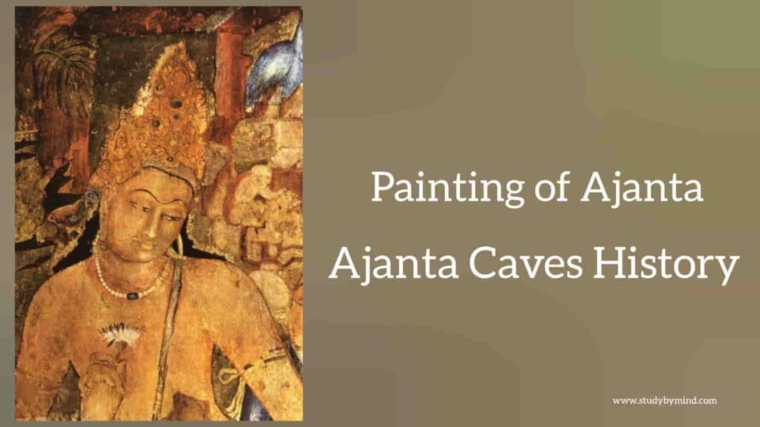 Ajanta caves in english (paintings of Ajanta) - Study By Mind
